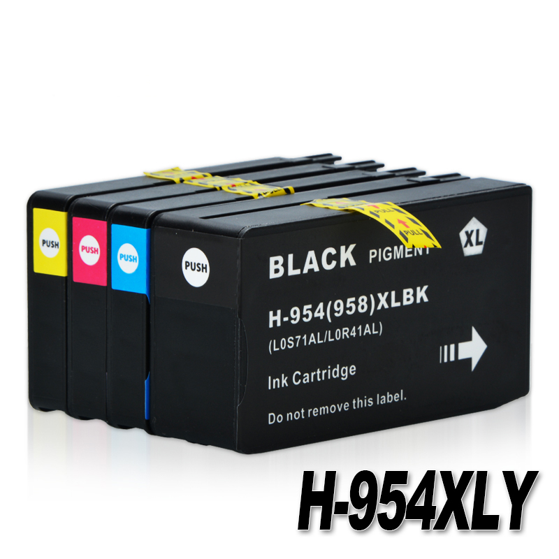 HP 954 958 XL full ink cartridge for HP OfficeJet Pro 7740 8210 8710 ...