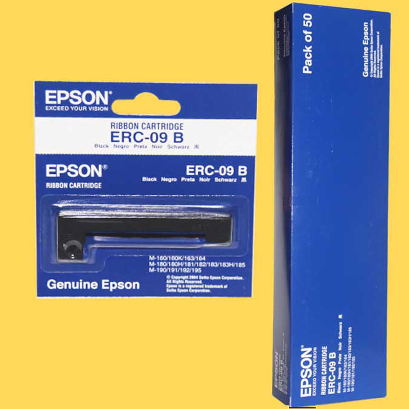Epson ERC-09B ERC 09 ribbon cartridge for M-160 163 164 180 181 dot ...