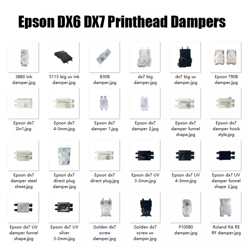 DX7 Print Head Ink Damper DX6 UV damper for Roland Epson printers