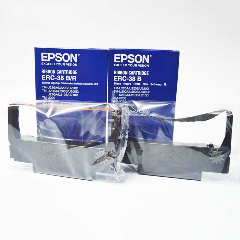 Epson ERC-38 38B Black ribbon cartridge Epson TM-U220D U230 M188B