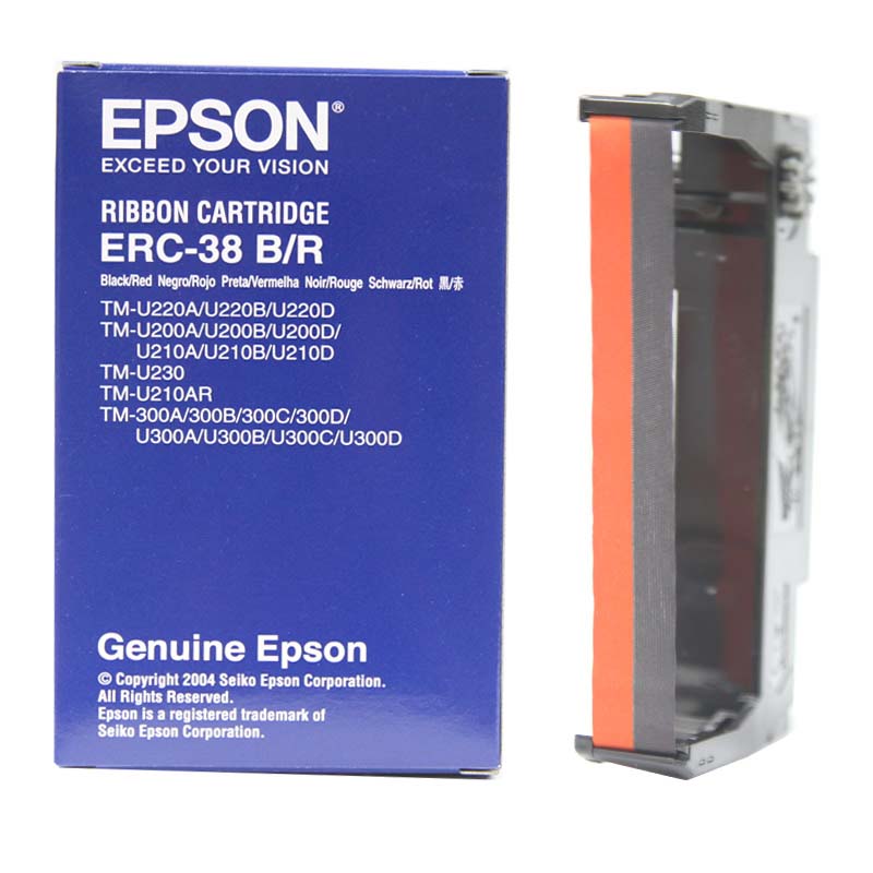 Epson ERC-38B/R ribbon cartridge for Epson TM-U220A U230B 210D dot ...
